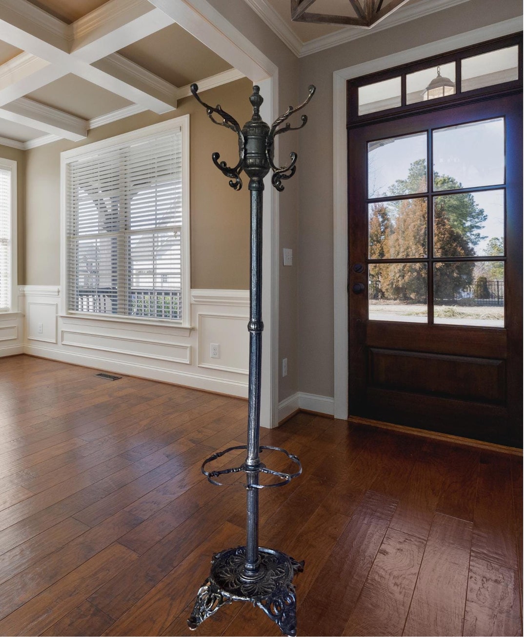 Vintage Cast Iron Coat Tree and Umbrella Stand, Berkeley Forge - Etsy