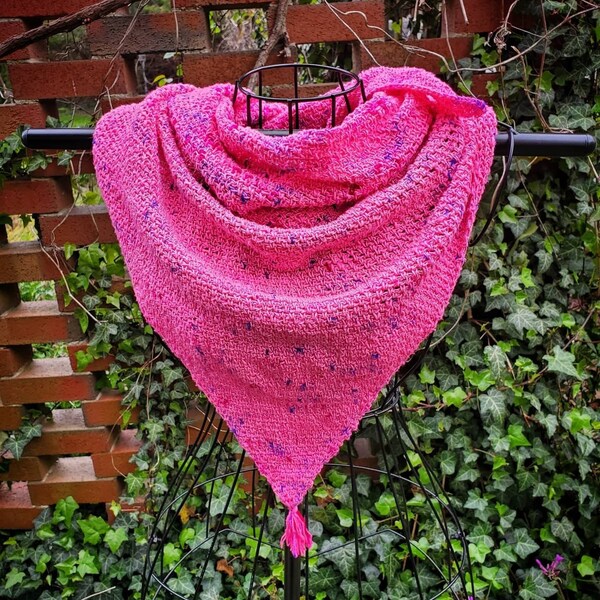 Hot Pink Scarf - Etsy