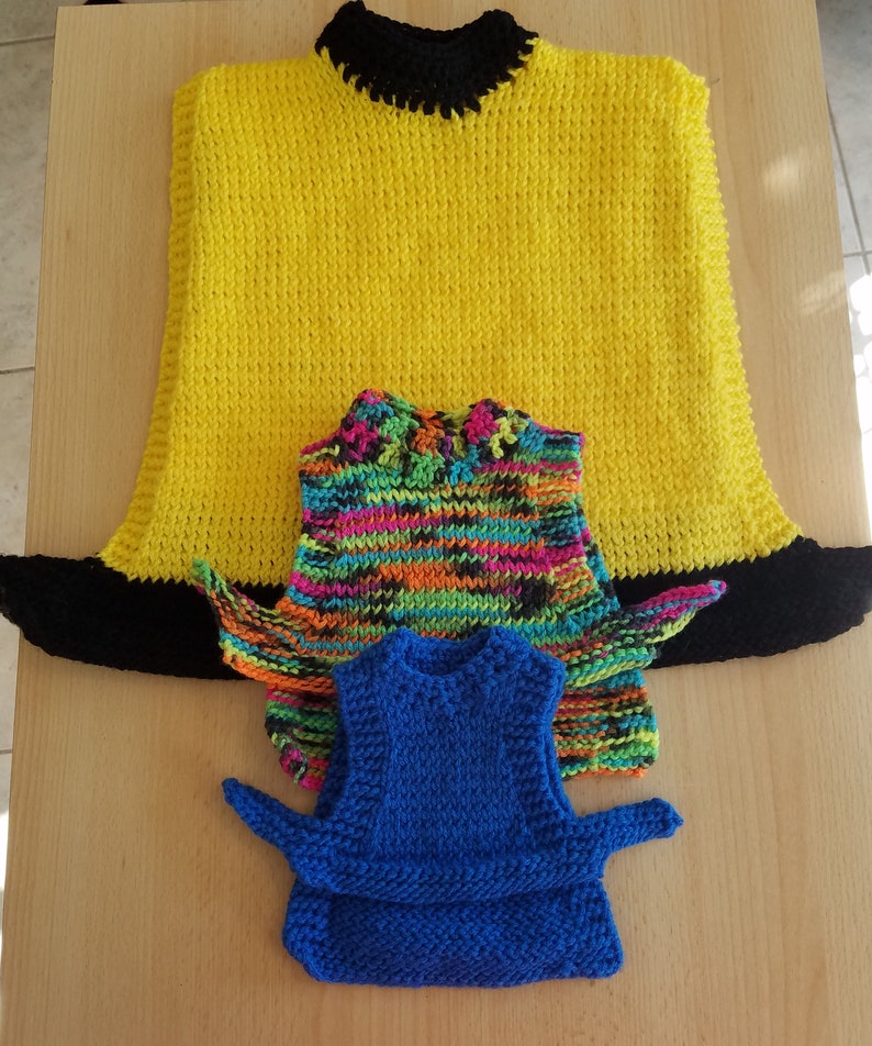 Knit Chicken Sweaters medium Weight Hen Clothing Poultry - Etsy