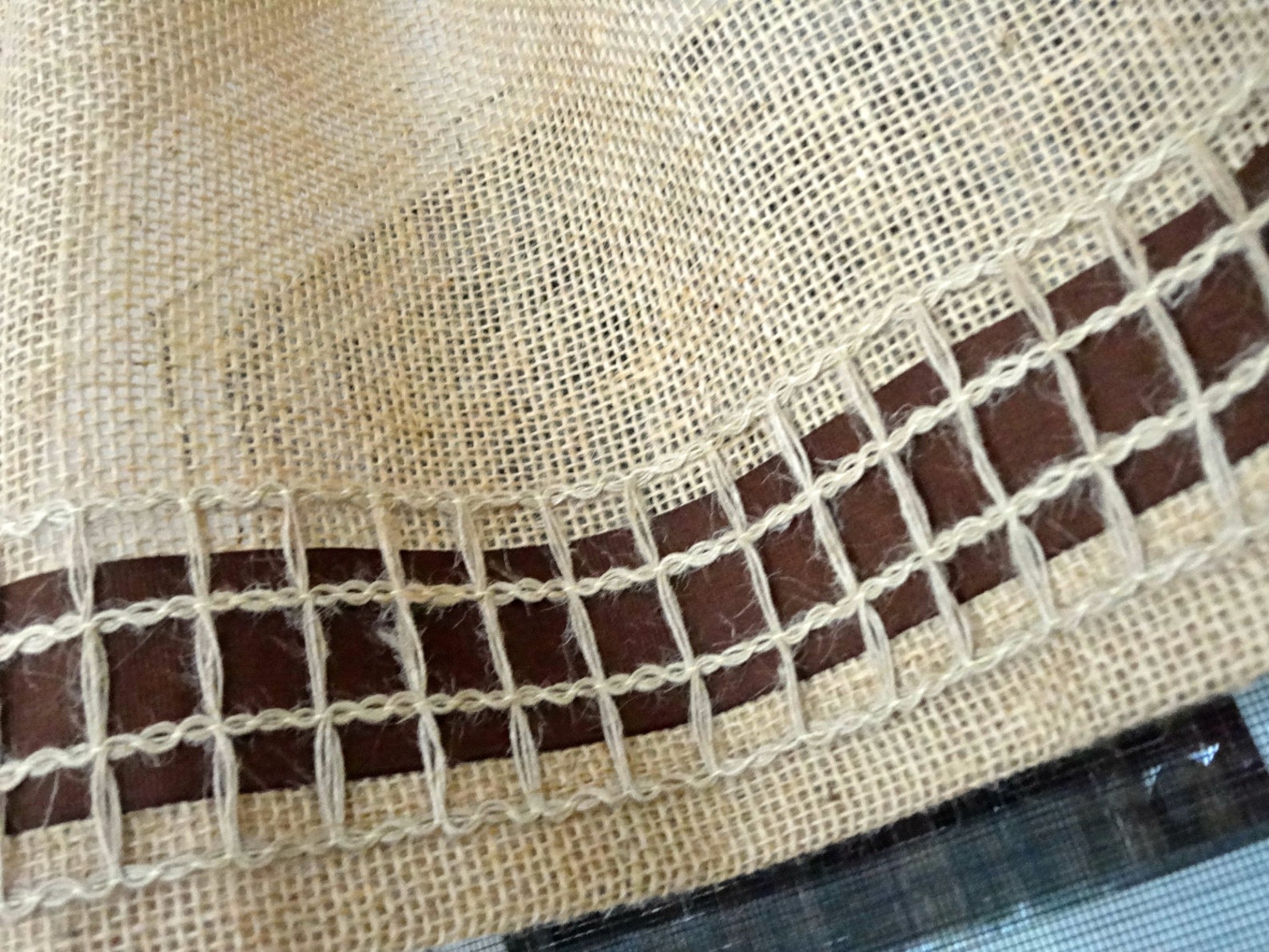 Burlap Valance Window Valance Housewares Window Treatment - Etsy