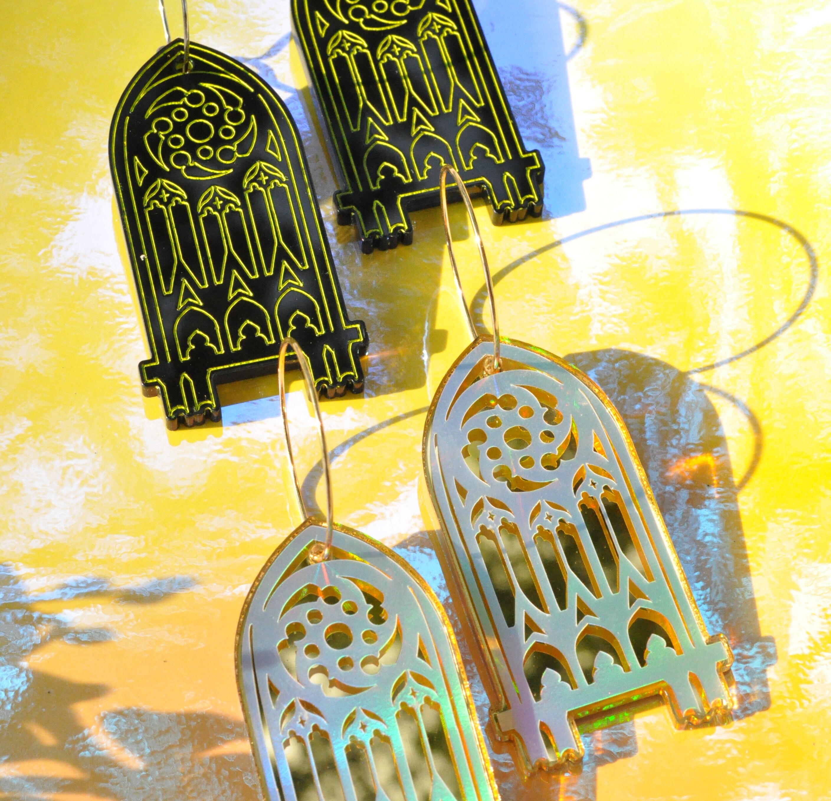 Gothic Cathedral Window Shapes Svgs Score Lines & Filled Digital File ...