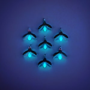 Glow in the Dark Firefly Pendant (lightning Bug) - Handmade Uv ...