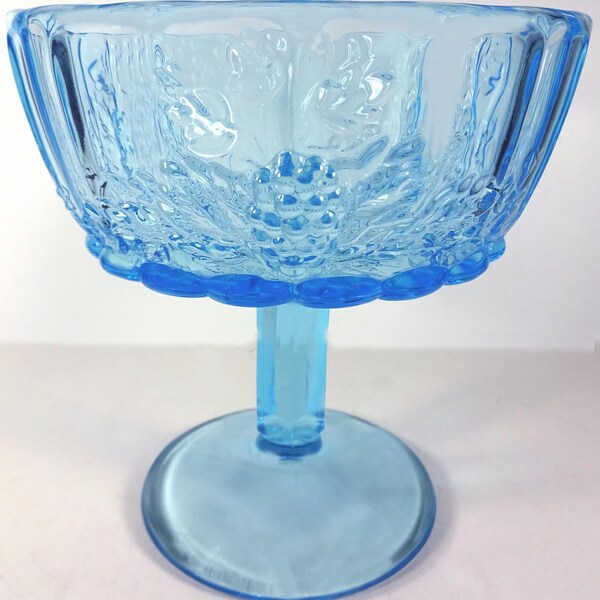 Blue Glass Compote - Etsy