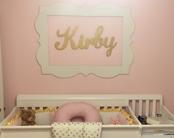Name wall decor | Etsy