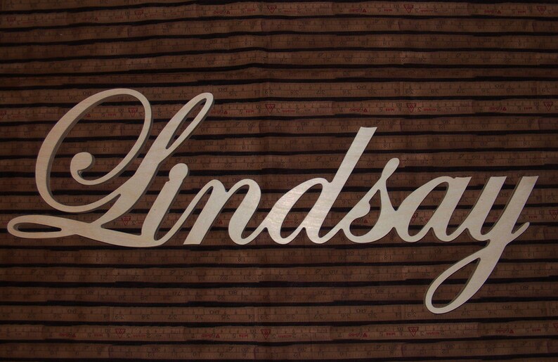 Extra Large Custom Wooden Name Sign 11 UNPAINTED Wooden | Etsy