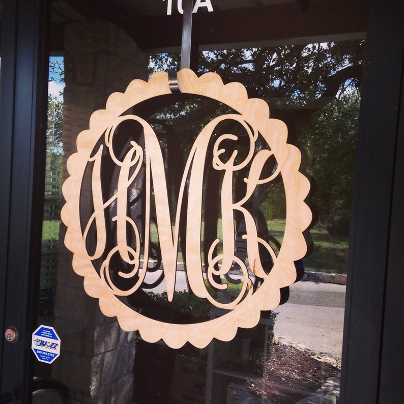 Painted Wooden Monogram Wooden Initials Wedding Gift - Etsy