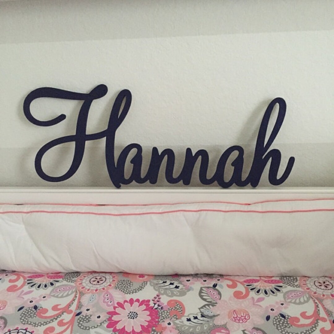 Extra Large Custom Wooden Name Sign 11 UNPAINTED Wooden - Etsy