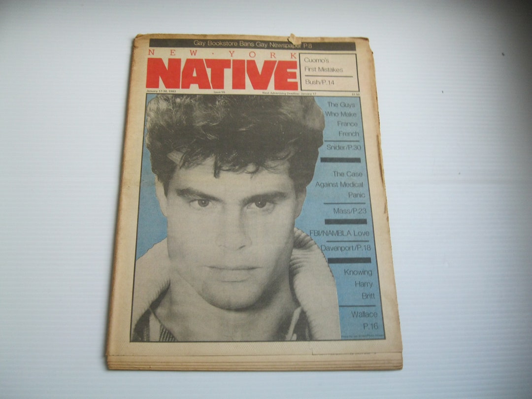 Vintage Gay New York NATIVE Newspaper 1983 - Etsy