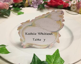 Shell Place Card - Etsy