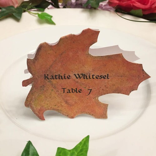 Place Cards Template Fall Autumn Place Card Template Wedding | Etsy