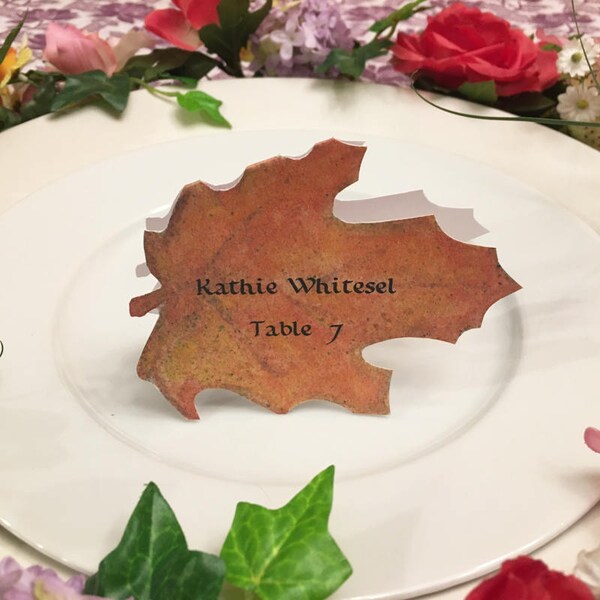 Autumn Place Cards - Etsy