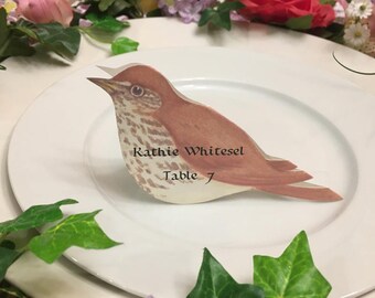 Bird Place Card | Etsy