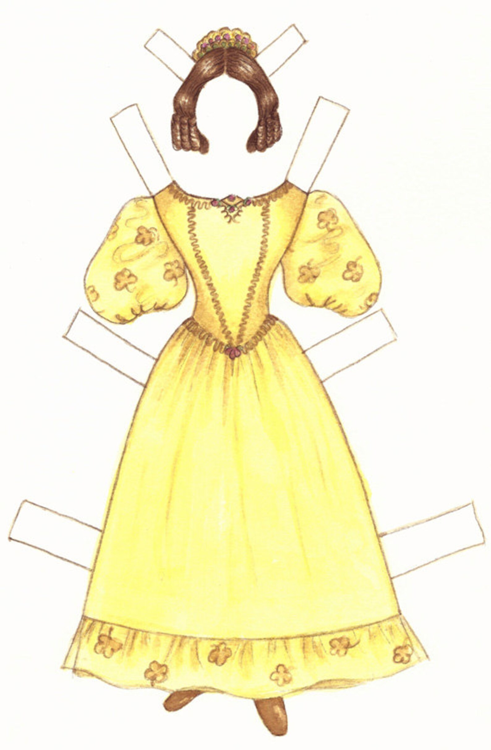 Paper Doll Louisa May Alcott Historical Paper Doll Set Etsy