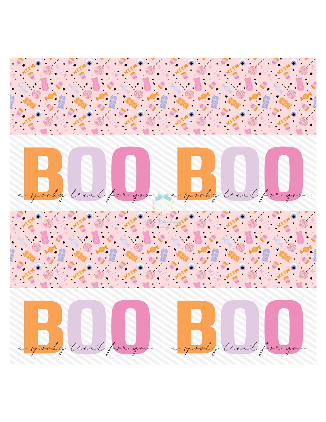 Printable Bag Topper - Spooky Treat for You - 4" WIDE BAG - Etsy