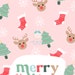 Printable Cookie Card Merry Christmas 3.5x5 - Etsy