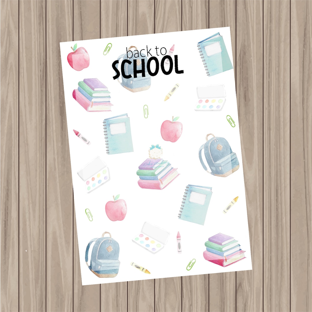 Printable Cookie Card - Back to School - 3.5"x5" - Etsy