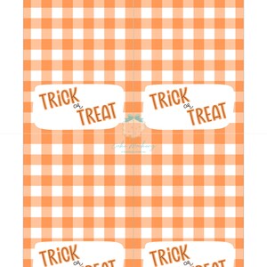 Printable Cookie Card - Trick or Treat - 3.5"x5" - Etsy