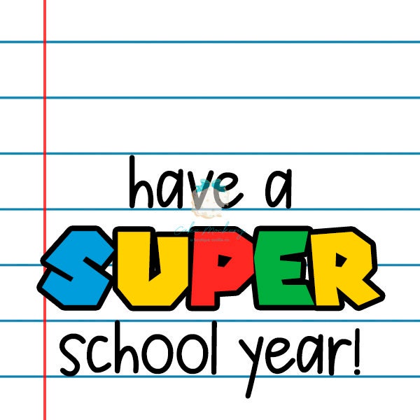 Printable Tag - Have a Super School Year - 2" Square! - Etsy