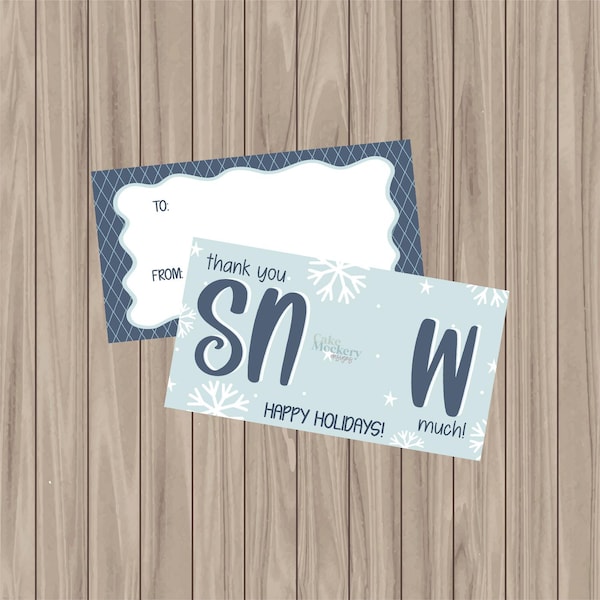 Thank You Snow Much - Etsy