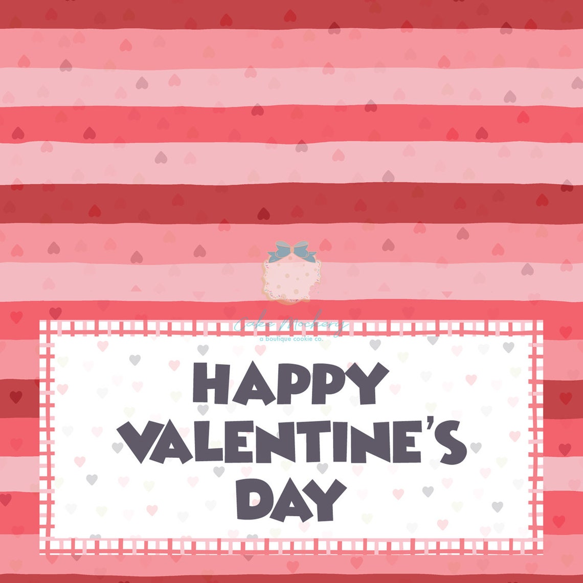 Printable Bag Topper happy Valentine's Day Bag Topper | Etsy