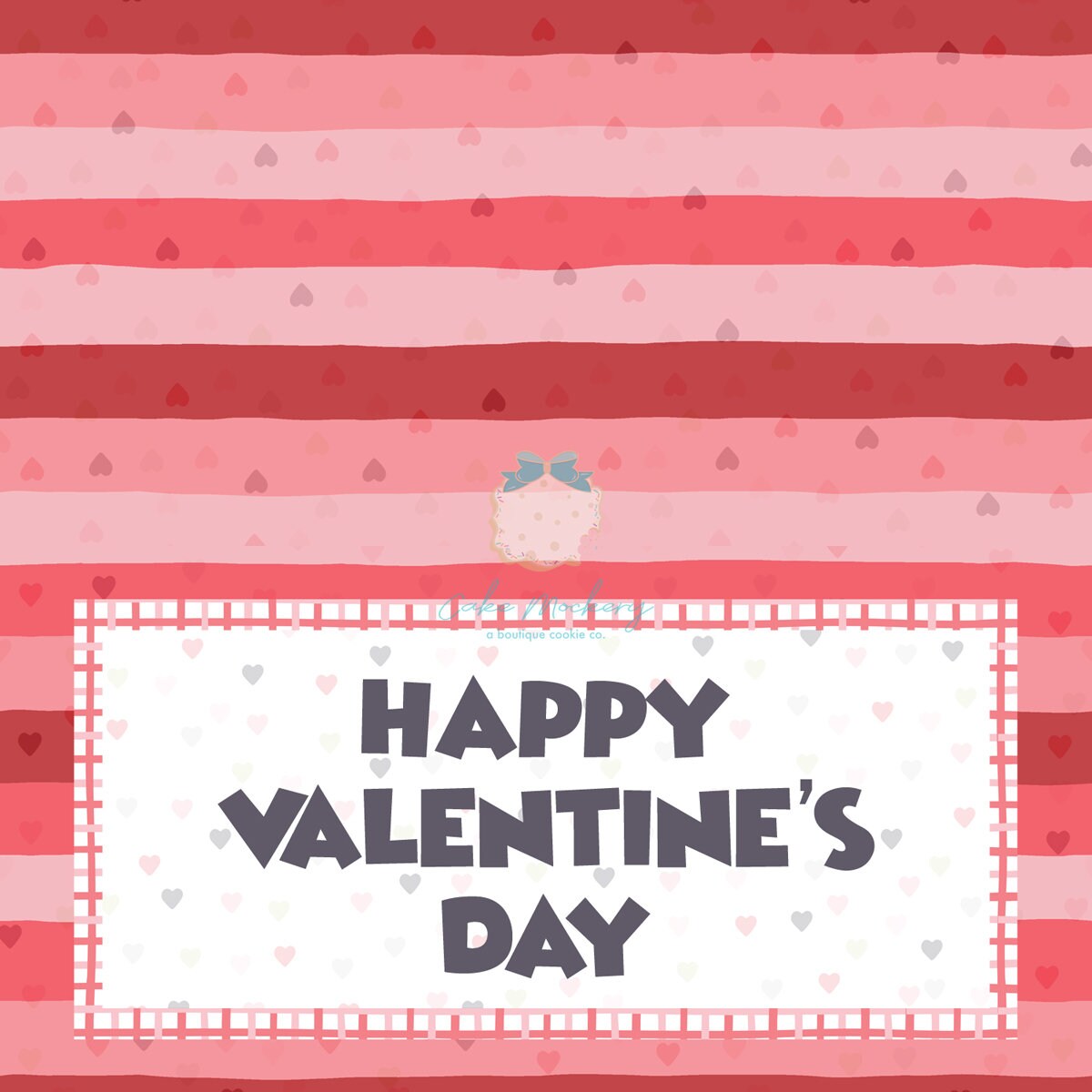 Printable Bag Topper happy Valentine's Day Bag Topper | Etsy