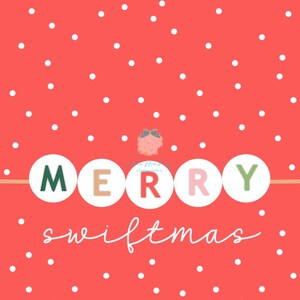 Printable Tag - Merry Swiftmas - 2" Square - Etsy