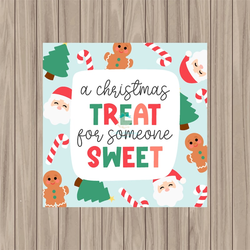 Christmas Treat Tags - Etsy