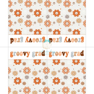 Printable Cookie Card - Groovy Grad - 3.5"x5" - Etsy