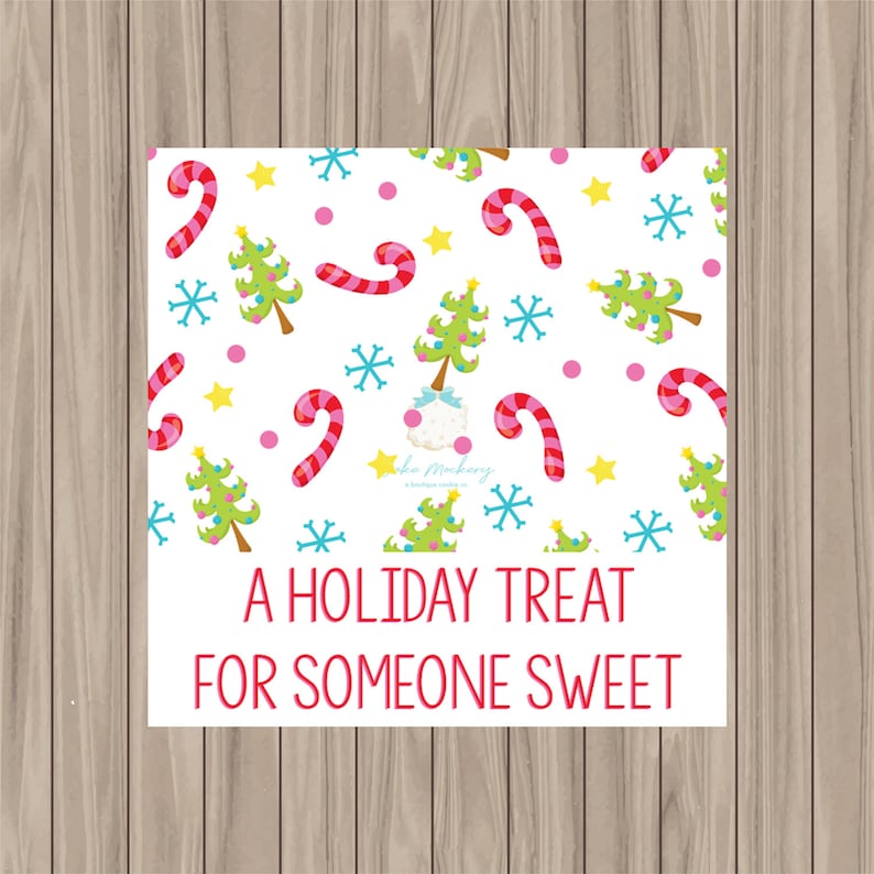Printable Tag A Holiday Treat for Someone Sweet 2 - Etsy