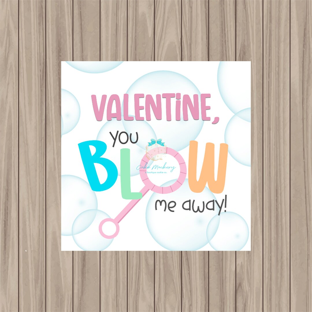 Printable Tag - You Blow Me Away - 2" Square - Etsy