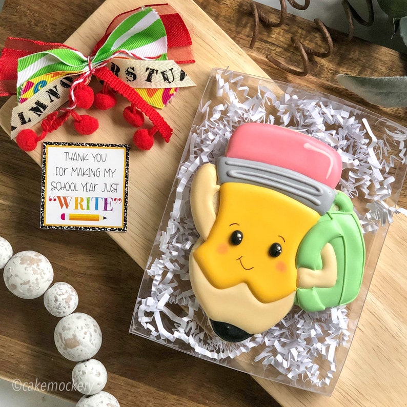 Printable Tag thank You for Making My School Year Just WRITE - Etsy