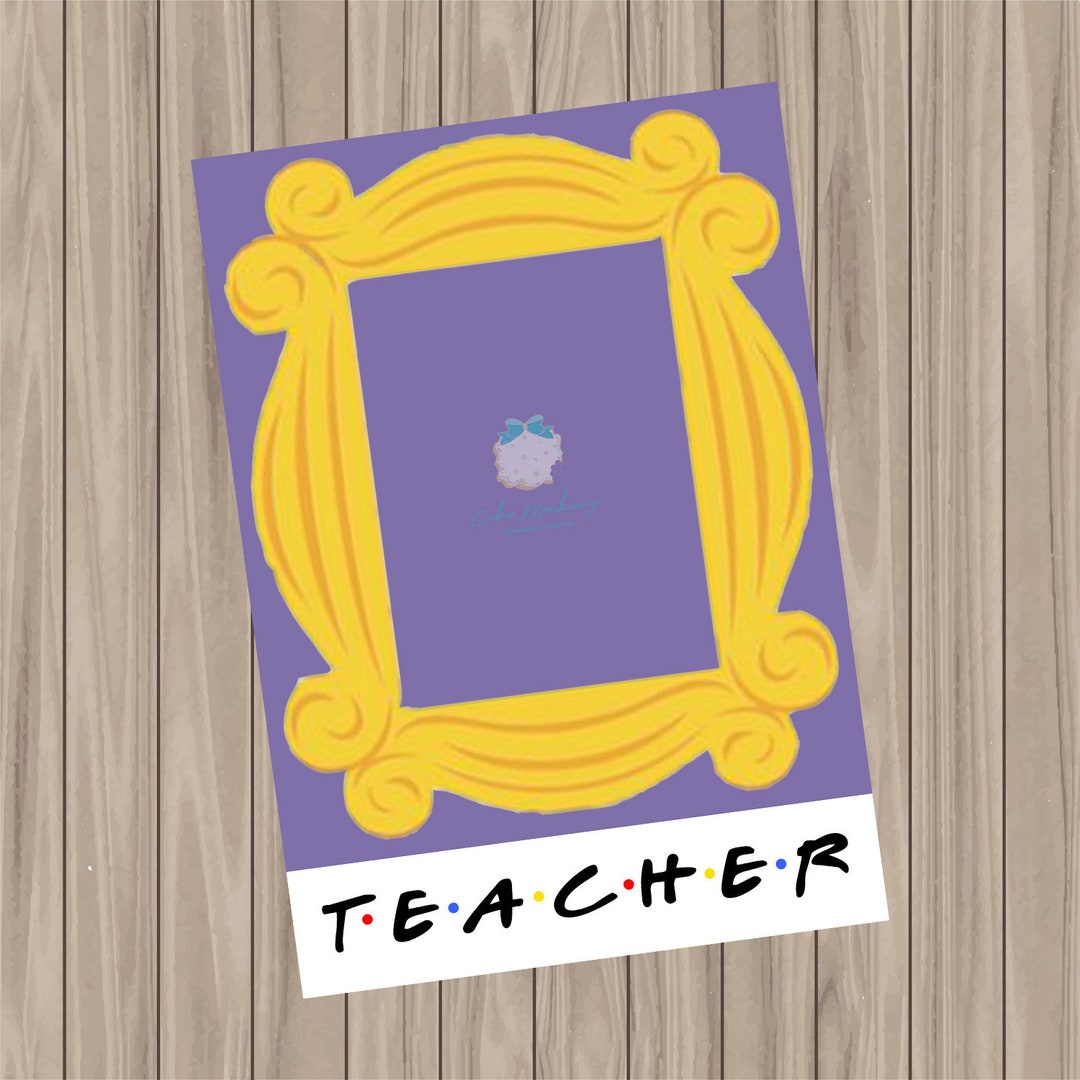 Printable Cookie Card - TEACHER - 3.5"x5" - Etsy