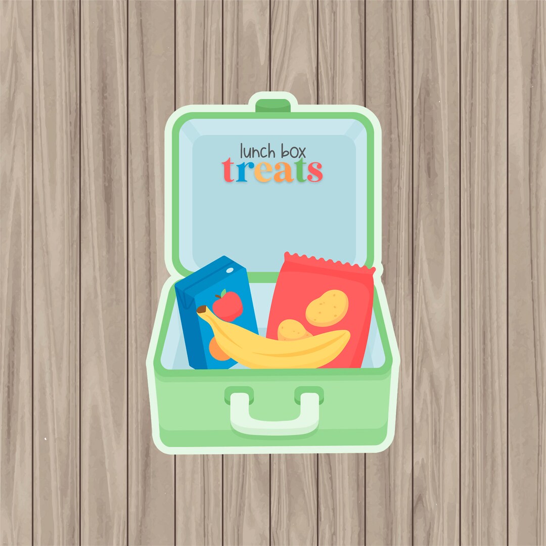 Printed Die-cut Cookie Cards - Lunch Box Treats - 4.25"x 6.25" - Etsy