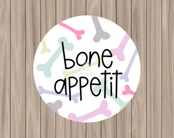 Halloween Bone Appetit Printable - Etsy