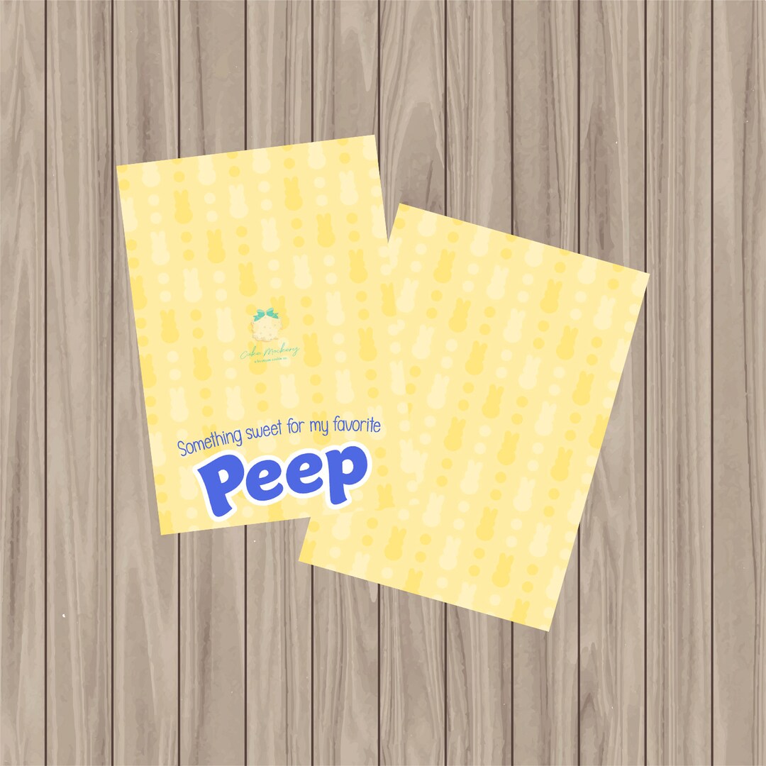 Physical Pre-printed and Pre-cut Cookie Card - Something Sweet for My ...