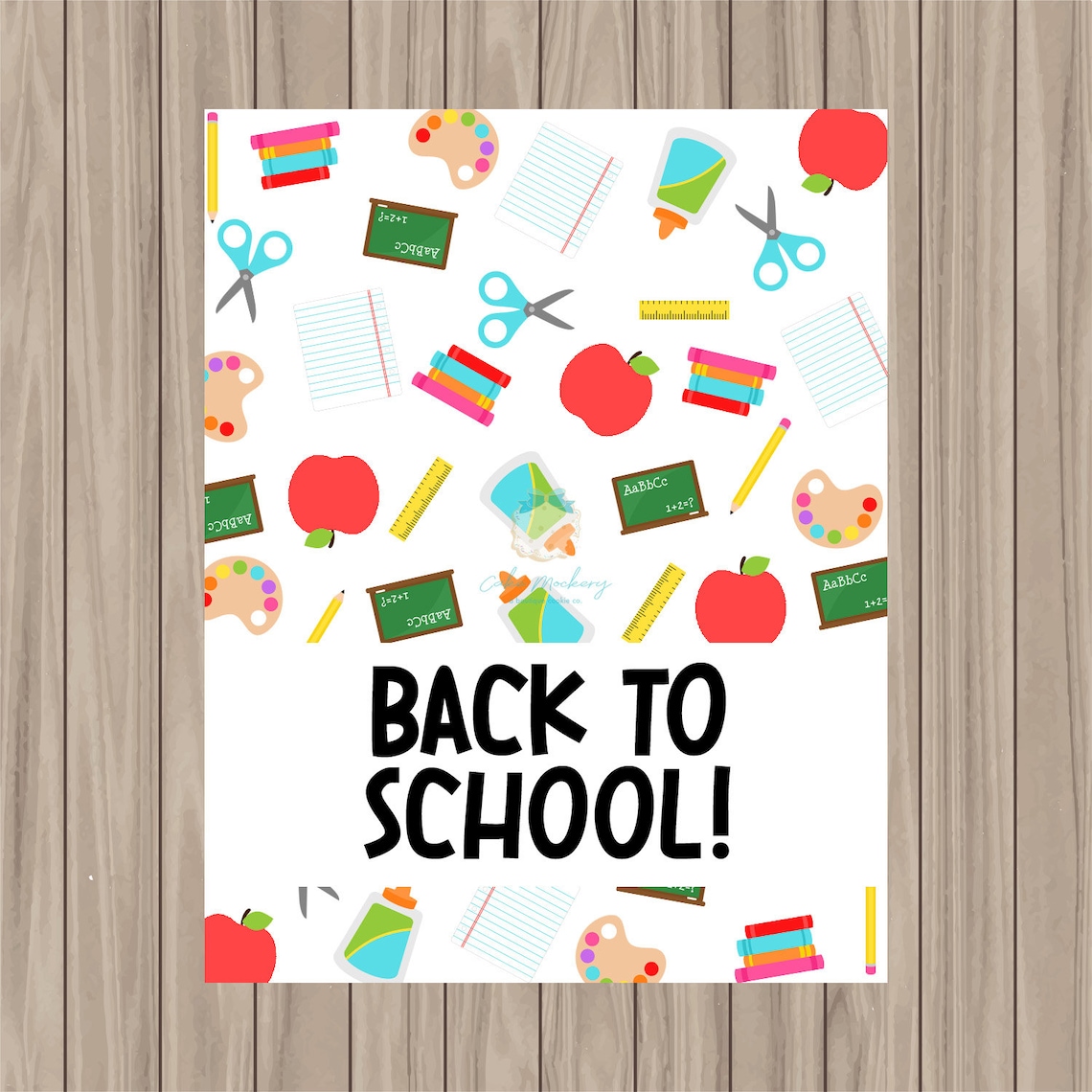 Printable Bag Topper Back to School 3 WIDE BAG - Etsy