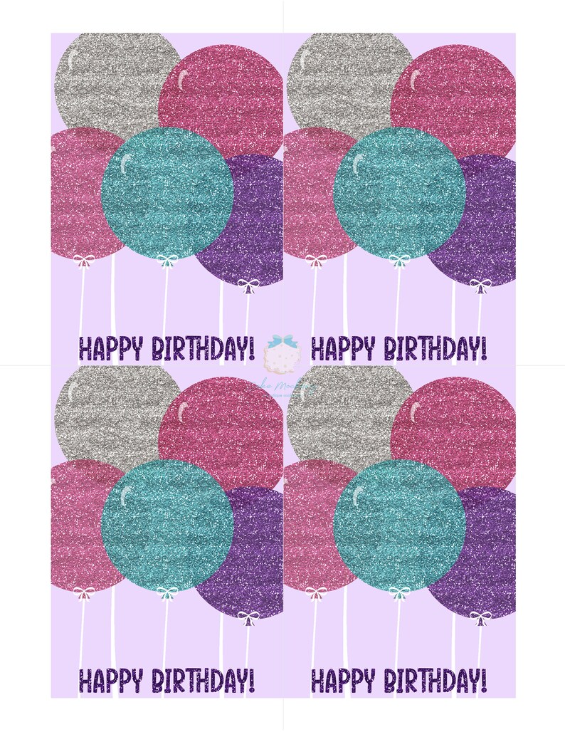 Craft Supplies & Tools Home & Hobby Candy Making Printable Cookie Card ...