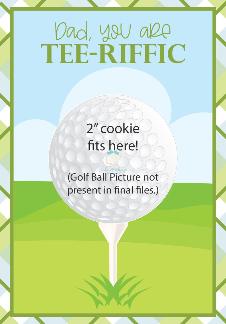 Printable Cookie Card Dad You Are TEE-RIFFIC - Etsy