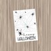 Printable Cookie Card - Spider Happy Halloween - 3.5"x5" - Etsy