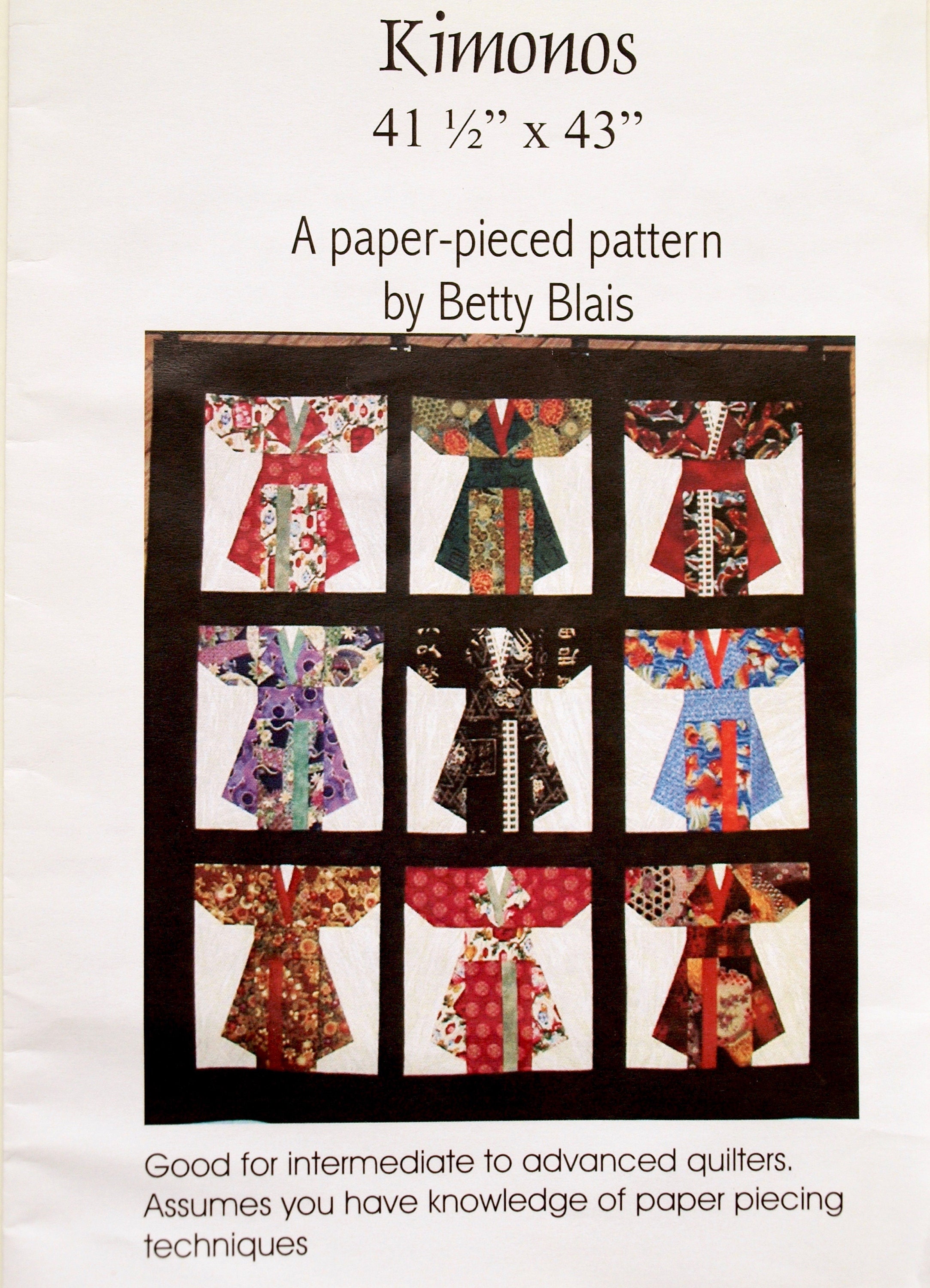 Kimono Quilt Block Free Pattern