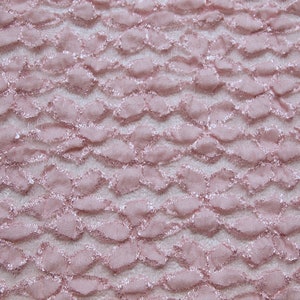 Pastel Pink Floral Stretch Lace - Etsy