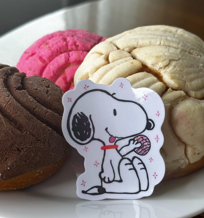 Snoopy Concha Sticker - Etsy