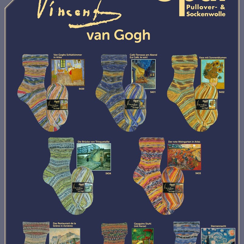 Vincent Van Gogh Socks - Etsy