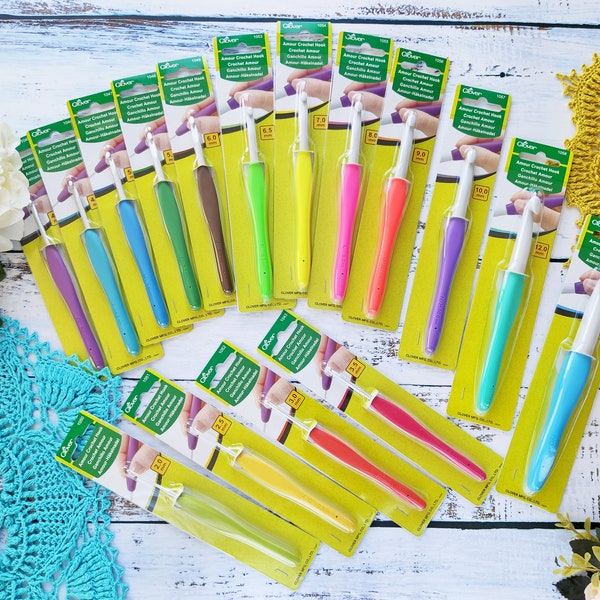 Resin Crochet Hook Set - Etsy