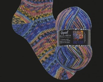 Opal 4 Ply Sock Yarn Opal Hundertwasser 1436 | Etsy