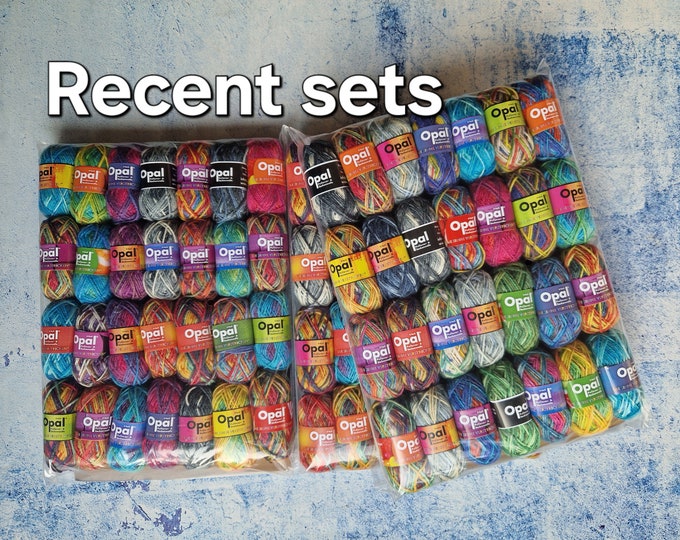 Opal Mini Balls Set - 28 Balls / 4ply Sock Yarn - Etsy