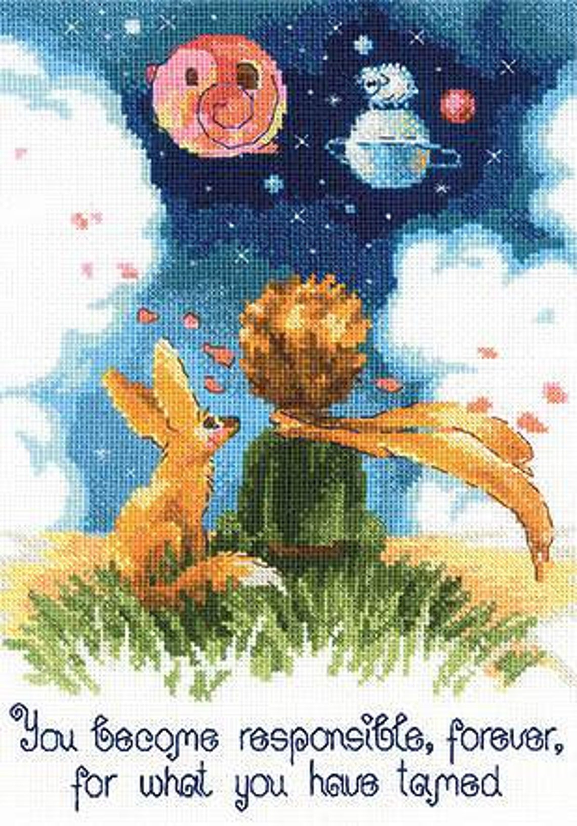 The Little Prince - Cross Stitch Kit by Riolis 1861 - Etsy