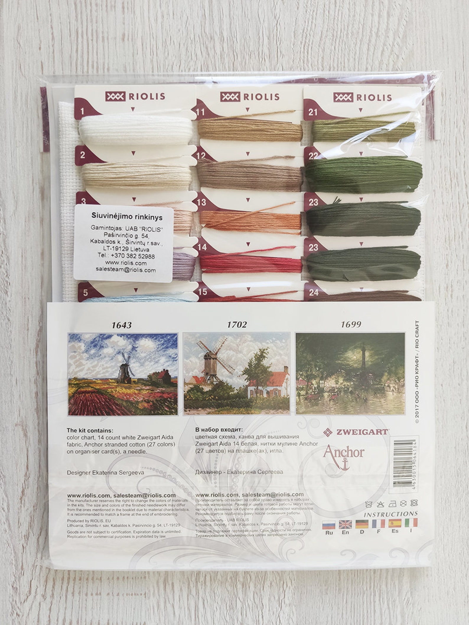 Cross Stitch KIT Riolis 1701 Monastery Shonenvert After - Etsy