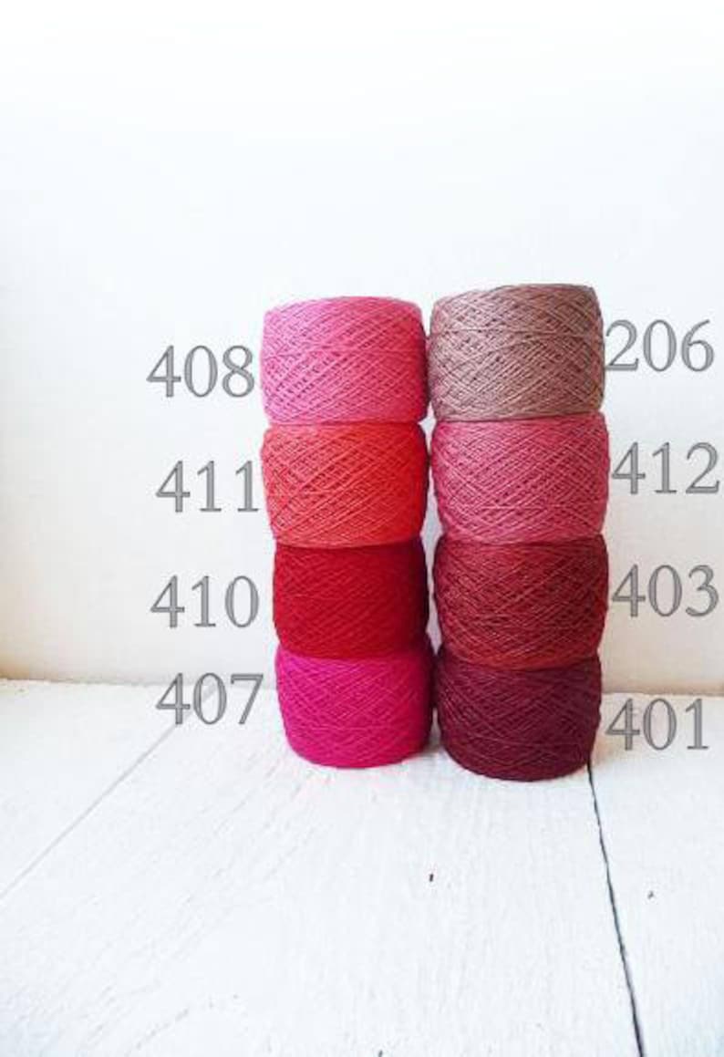 Linen thread 200 gram / 7oz. choose Any color Lace weight | Etsy