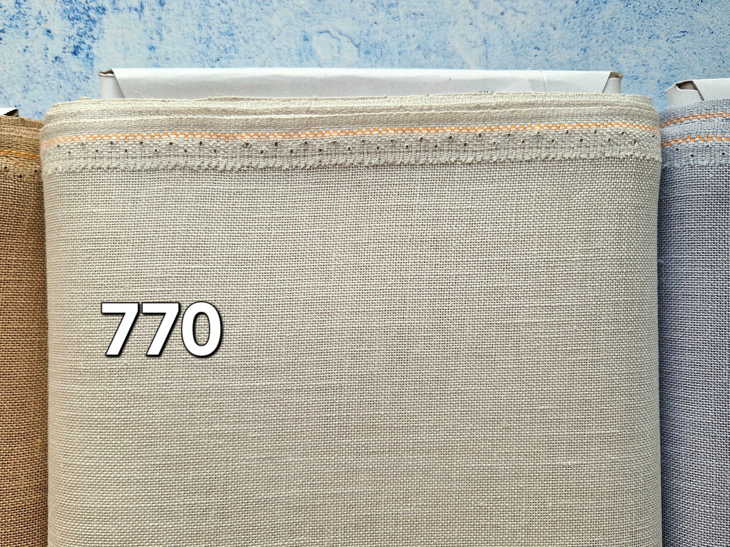 Zweigart Belfast Linen * 32ct Evenweave * Colors - 9024, 326, 770, 705 ...